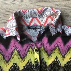 Mishca | Tops | Mishca Multi Colored Blouse | Poshmark